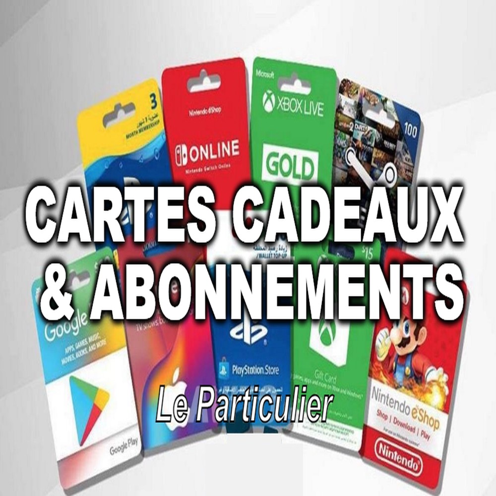 Cartes Cadeaux / Abonnements – Le Particulier