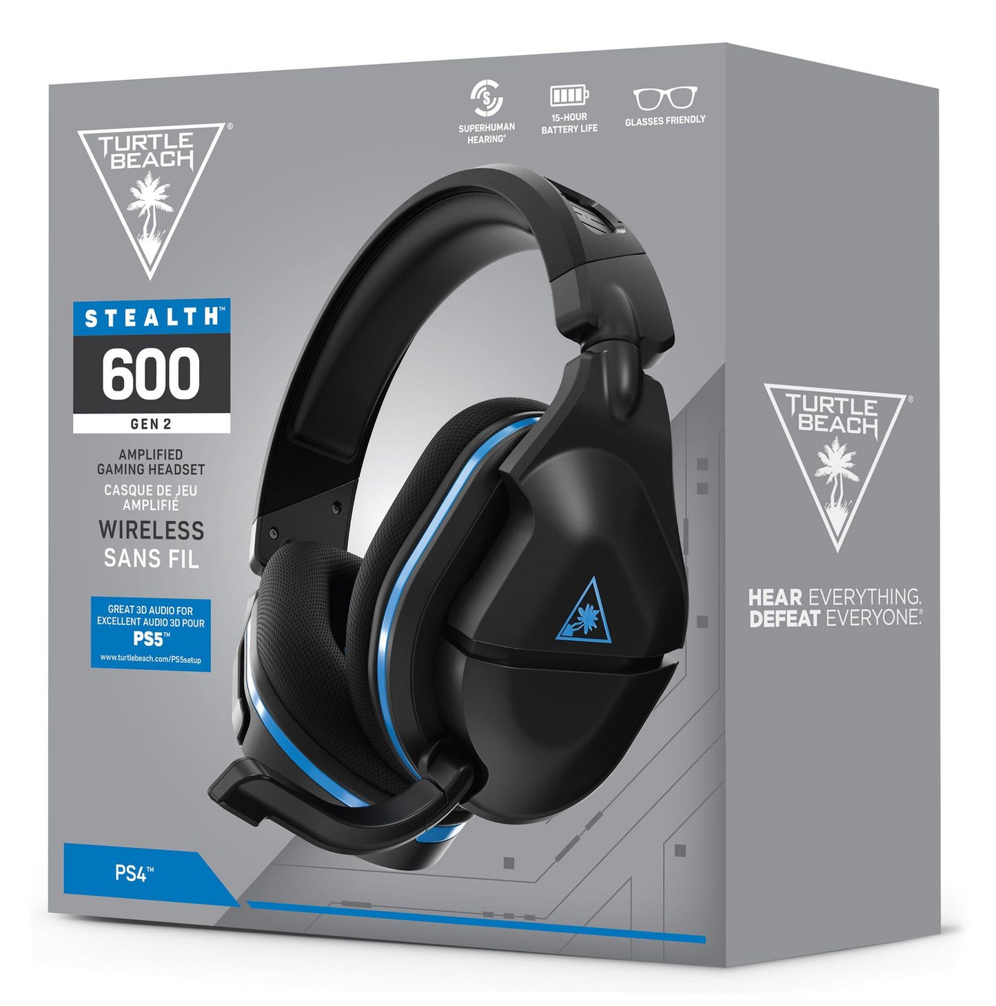 CASQUE TURTLE BEACH - STEALTH 600 WIRELESS PS5+ (noir) – Le Particulier