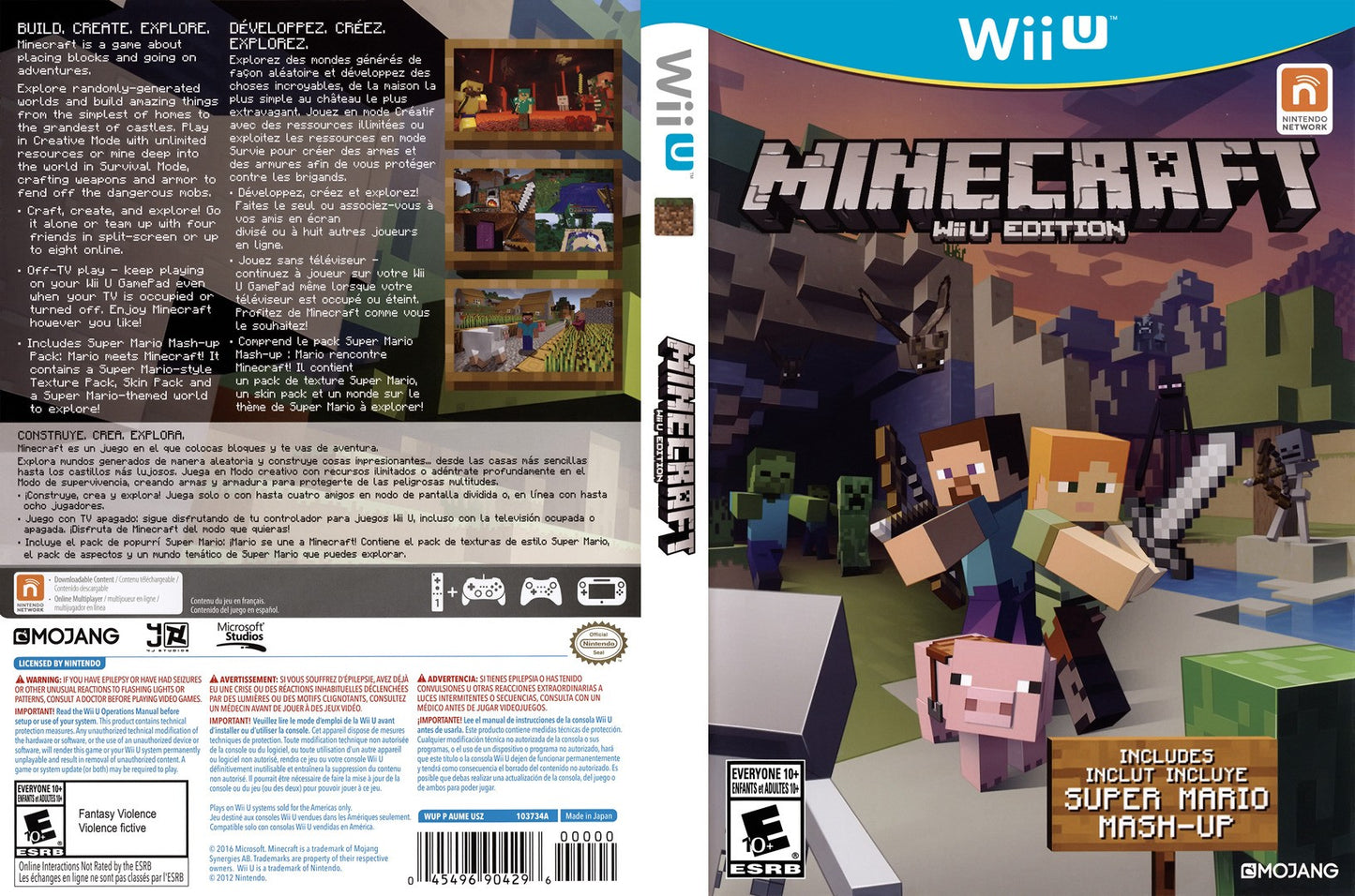 MINECRAFT Wii-U EDITION (Wii U) ?? ?? AMERICAIN – Le Particulier
