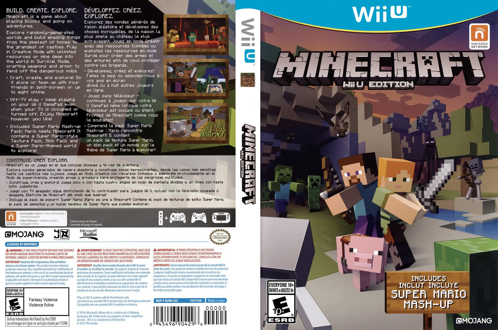 MINECRAFT Wii-U EDITION (Wii U) ?? ?? AMERICAIN – Le Particulier