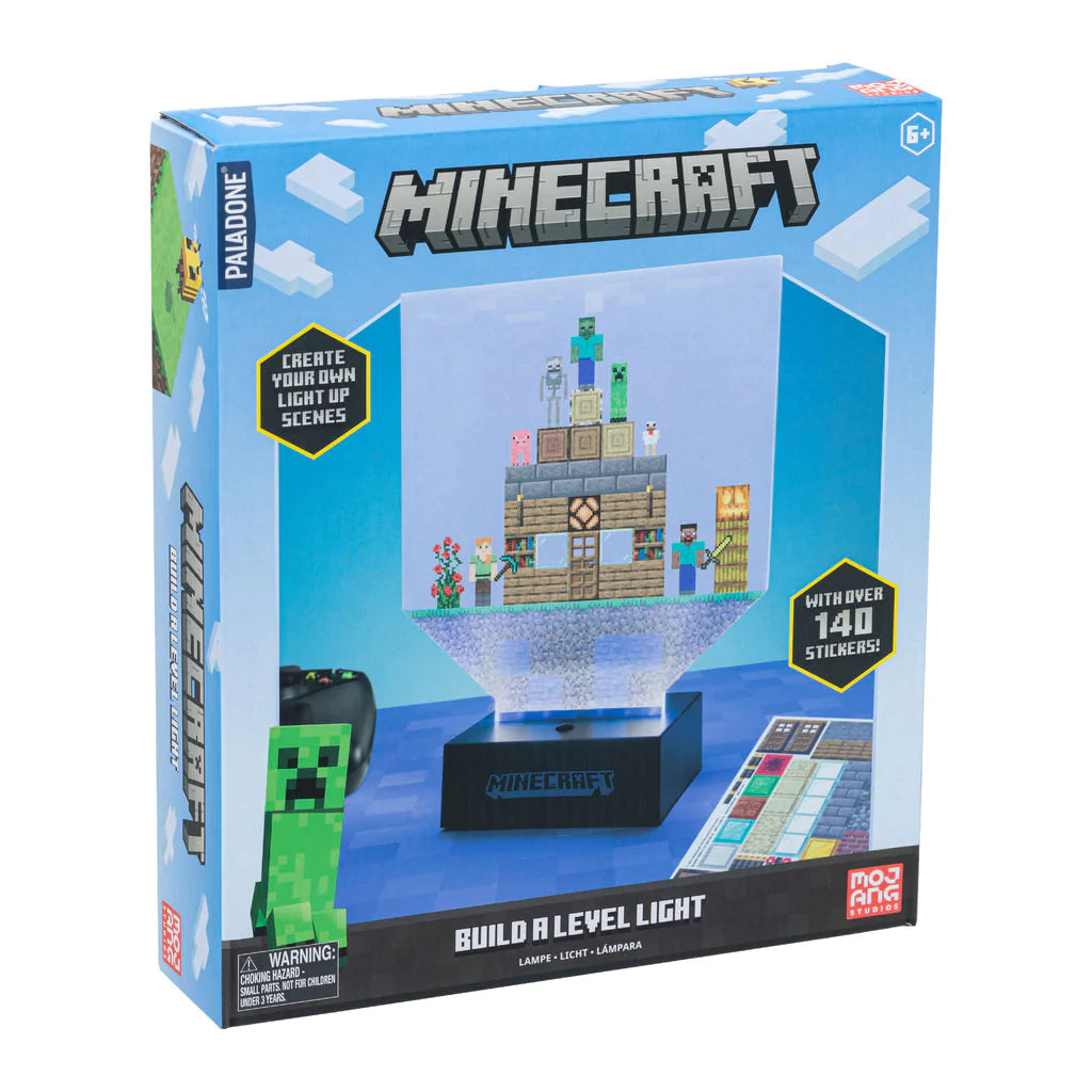 Lampe Minecraft: Build A Level Acrylic Light | Paladone – Le Particulier